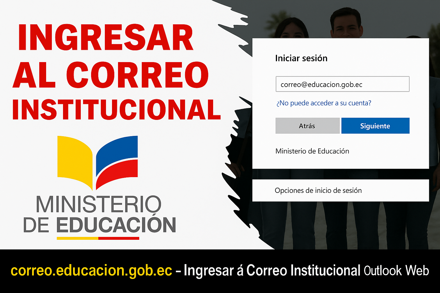 Cómo Ingresar al Correo Institucional del Ministerio de Educación de Ecuador (correo.educacion ...